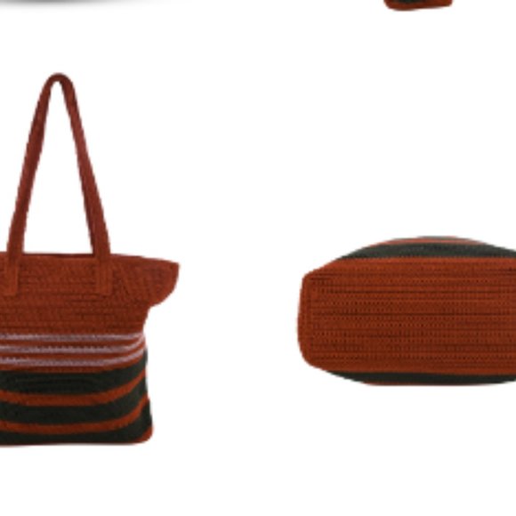 DOWA | Bags | Genuine Dowa Orange White And Green 0 Nylon Handwoven ...